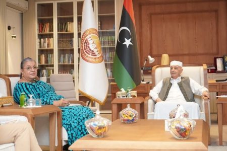 Libya’s Parliament Speaker Meets UN Envoy to Discuss Latest Developments