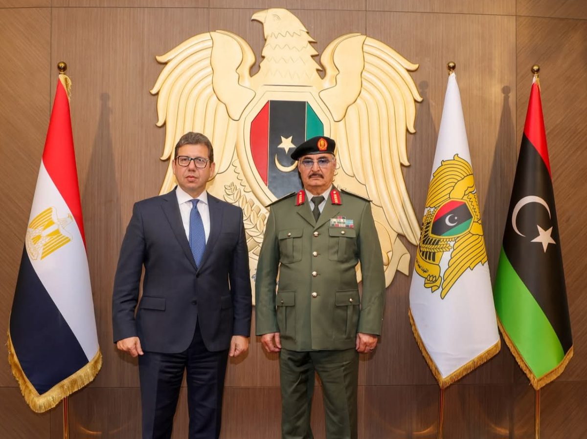 Field Marshal Khalifa Haftar Receives Egyptian Intelligence Chief in ...