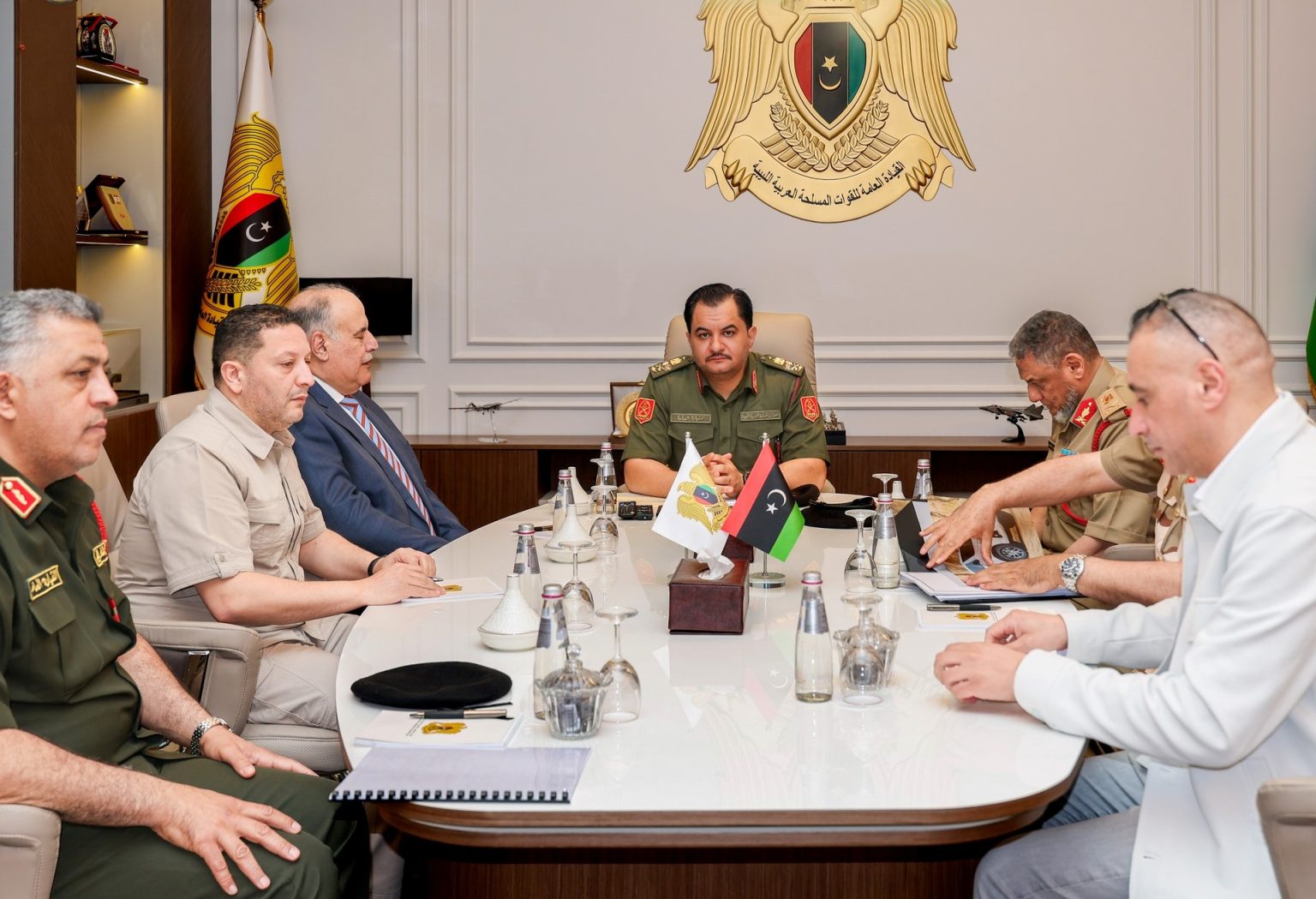 Saddam Haftar Reviews Eid al-Adha Prisoner Release Procedures in Benghazi